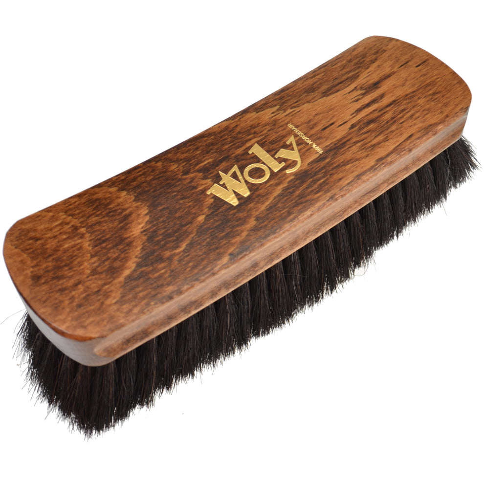 Woly Extra Large Horsehair Brush with Polish Cloth - SPECIAL INTRODUCT ...