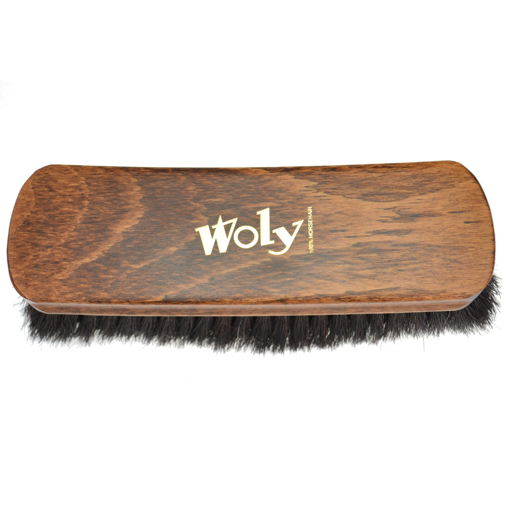 Woly Extra Large Horsehair Brush with Polish Cloth – The Shoe Lace